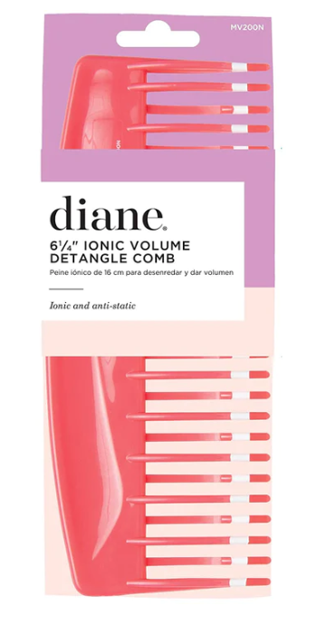 DIANE MV200N 6-1/4" WIDE TOOTH VOLUME DETANGLE COMB (NEW) – Pink Beauty ...